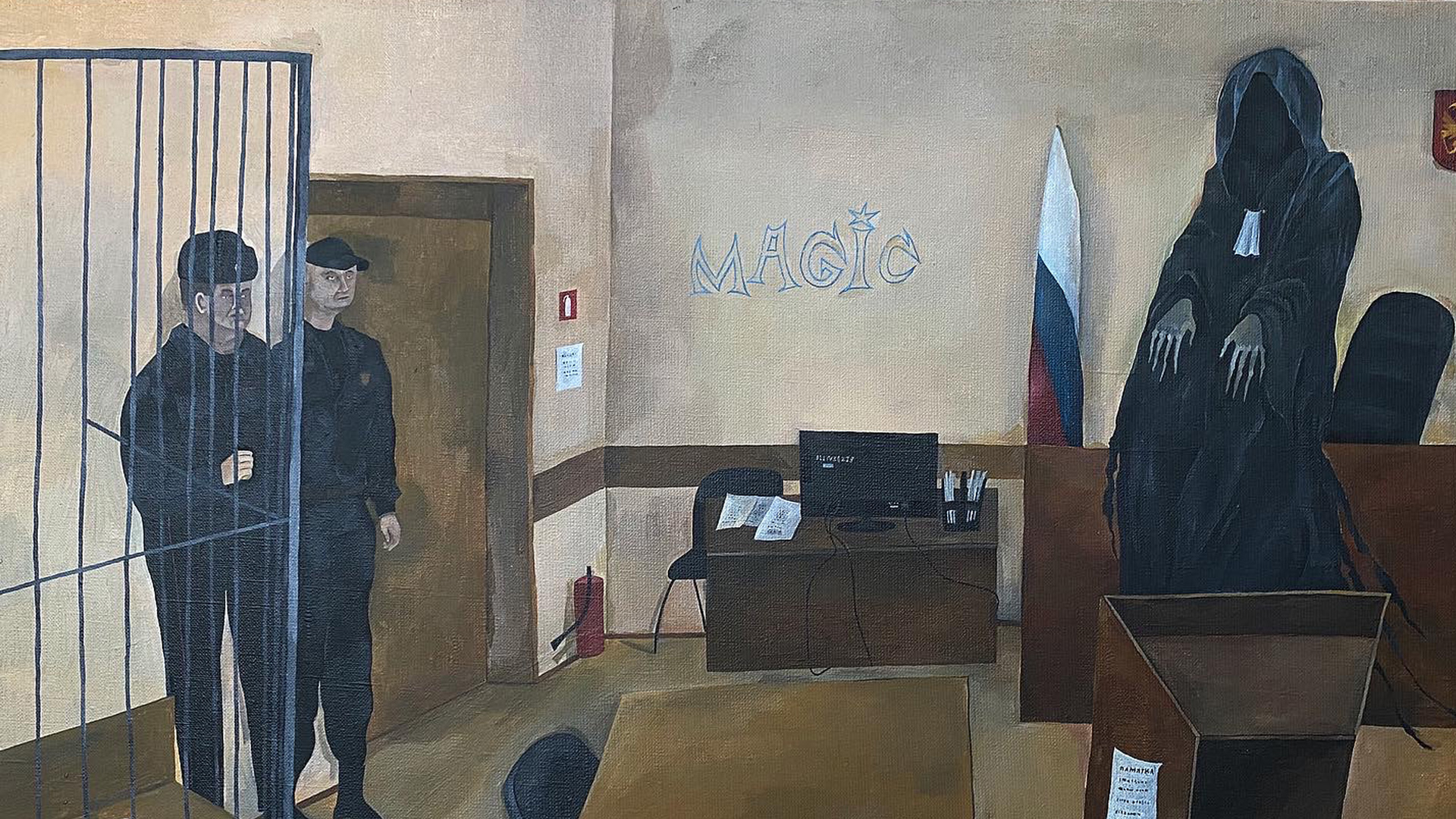 Rendering Russian police injustice on canvas is one artist’s attempt to ...