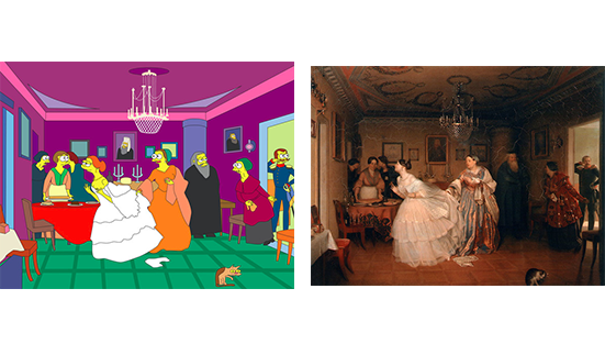 Iconic Russian artworks get Simpsons makeover — New East Digital Archive